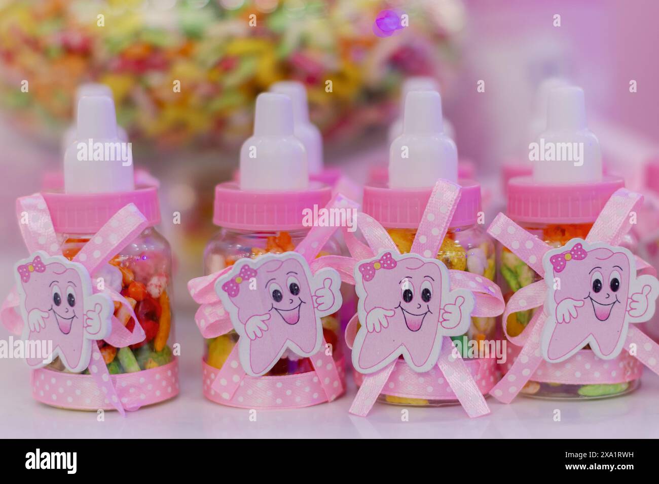 The candy-filled bottles for Atam Hatik, a traditional Armenian ...