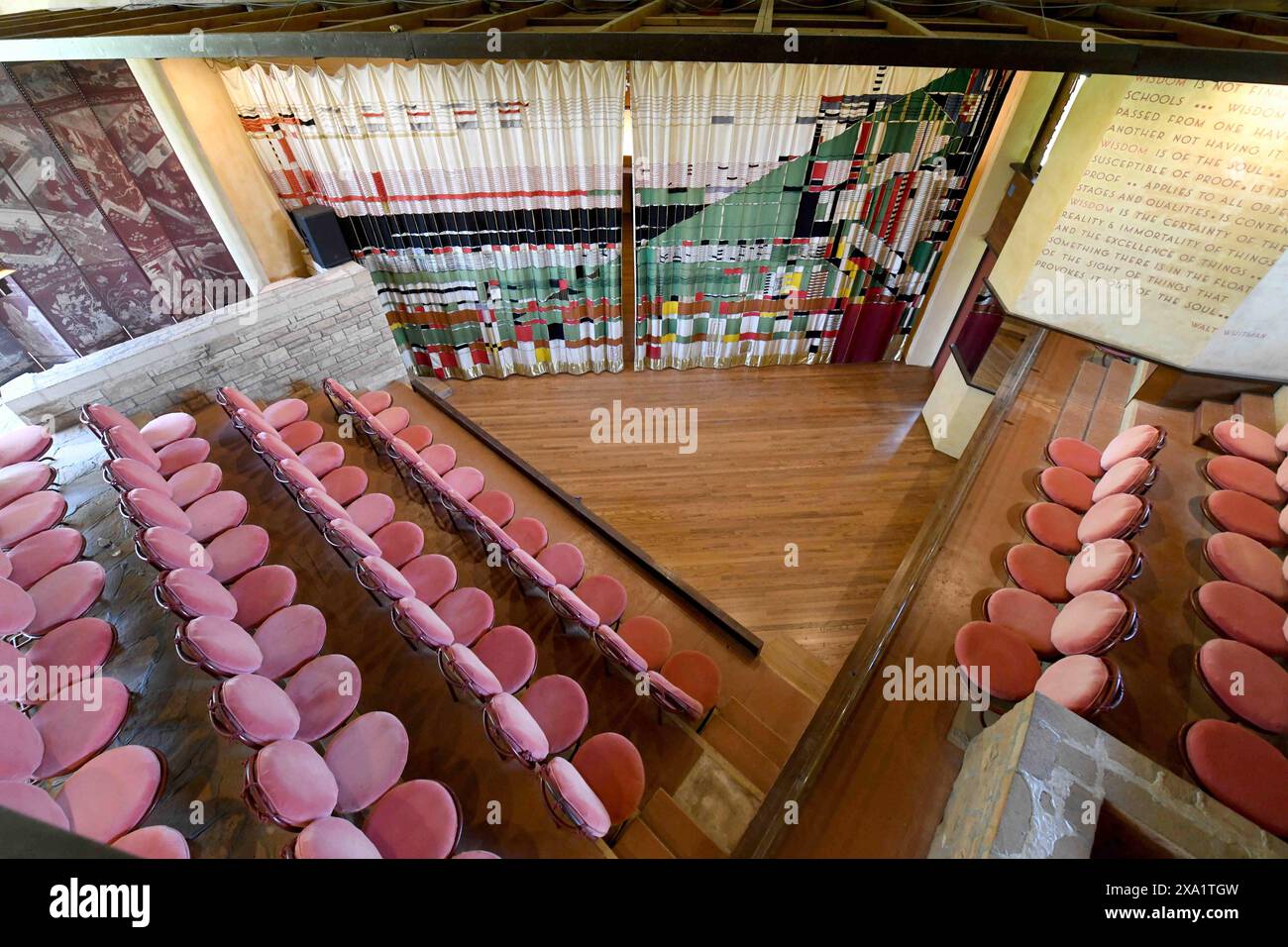 Spring Green, Wisconsin, USA. 17th May, 2024. The newly restored ...