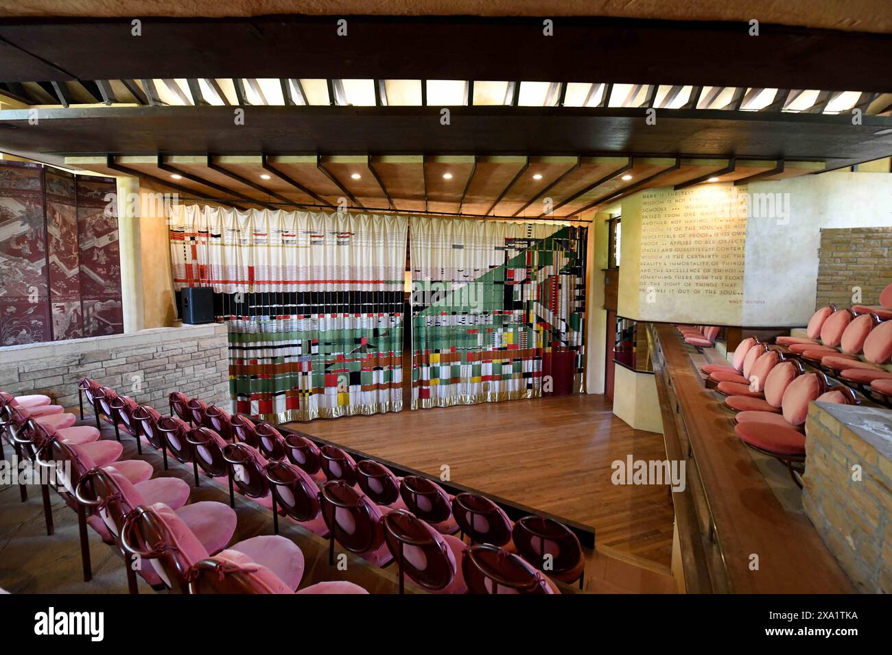 Spring Green, Wisconsin, USA. 17th May, 2024. The newly restored ...