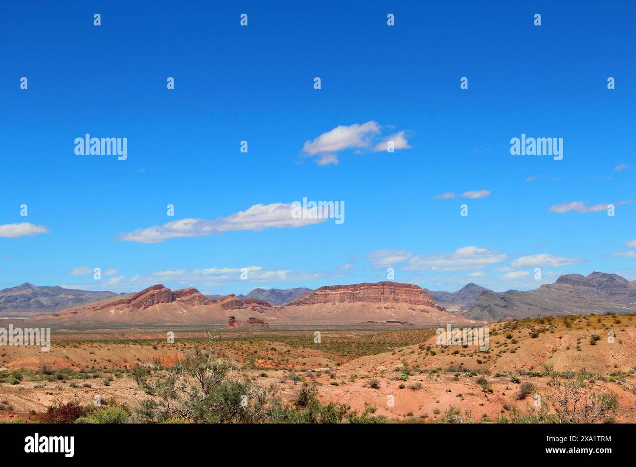The beautiful cliffs against the blue sky. Valley of Fire State Park ...