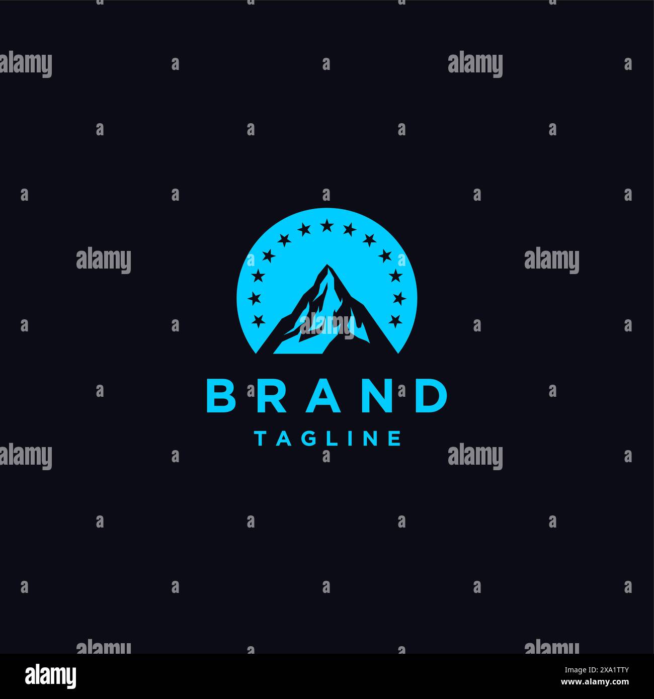 Mountain Top Logo Star Mountain Top Talent The Pinnacle Of