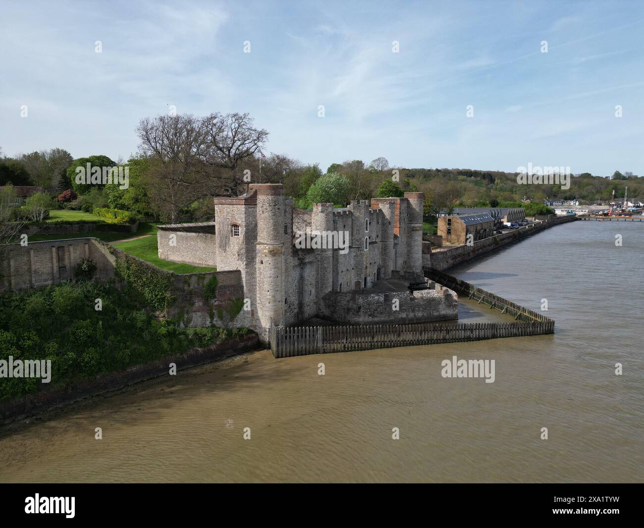 Upnor castle aerial hi-res stock photography and images - Alamy