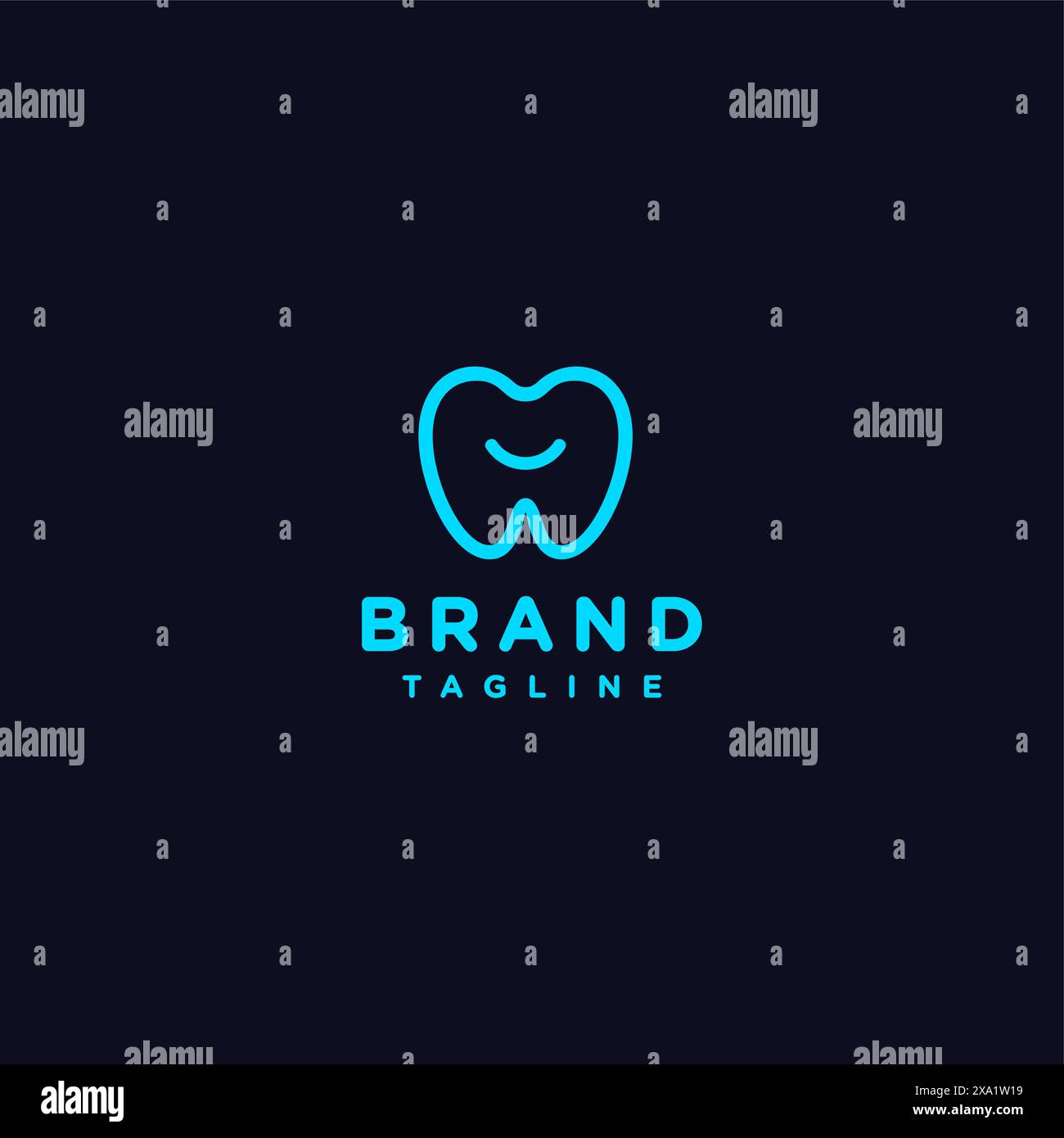 Tooth Icon With Smile Symbol Inside Logo Design. Smile Symbol On Teeth ...