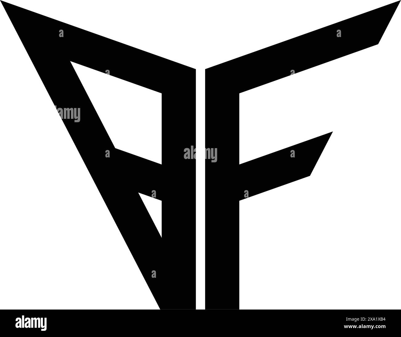 bf letter logo illustration design Stock Vector Image & Art - Alamy