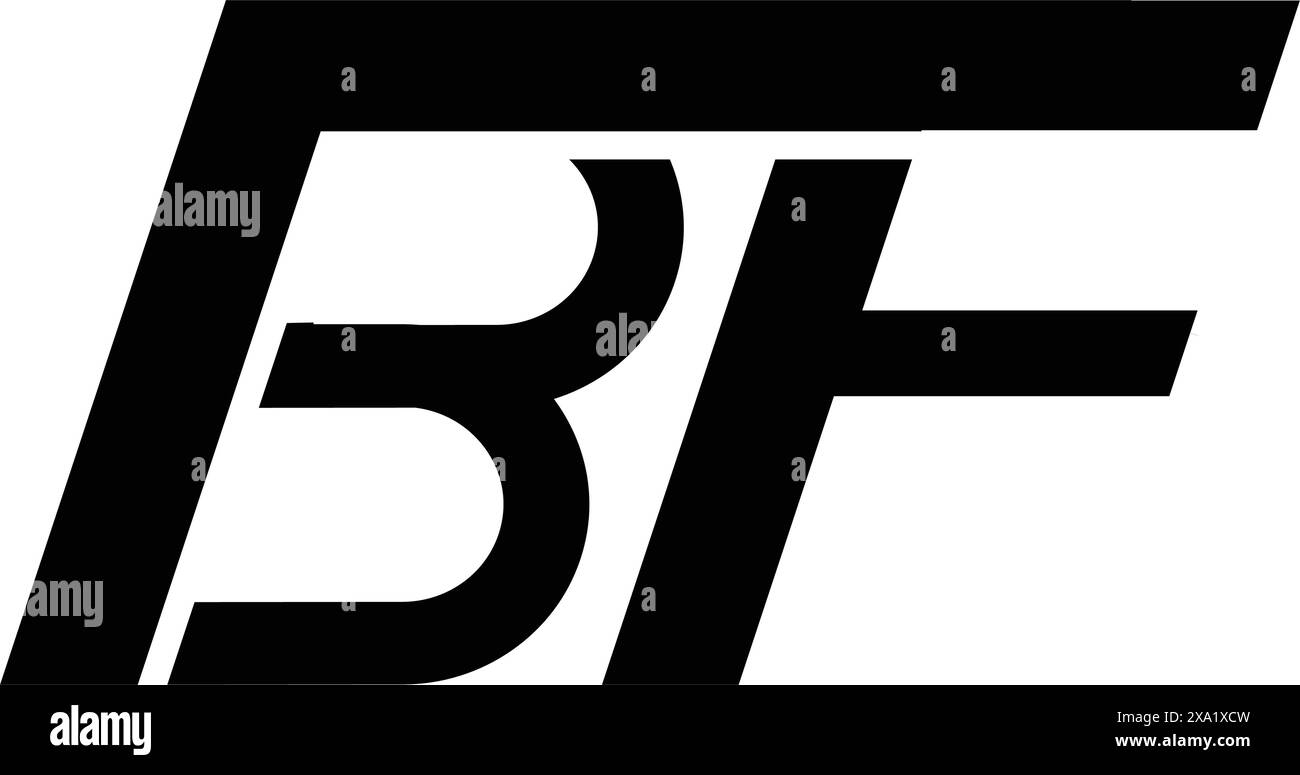 Letter bf logo hi-res stock photography and images - Alamy