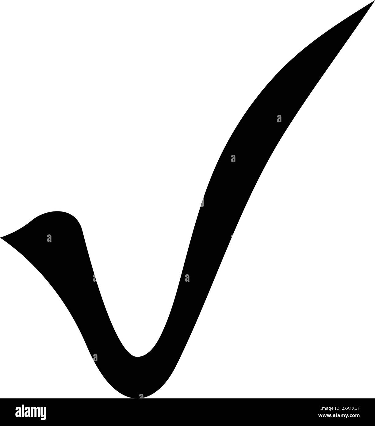 check mark icon simple illustration design Stock Vector Image & Art - Alamy