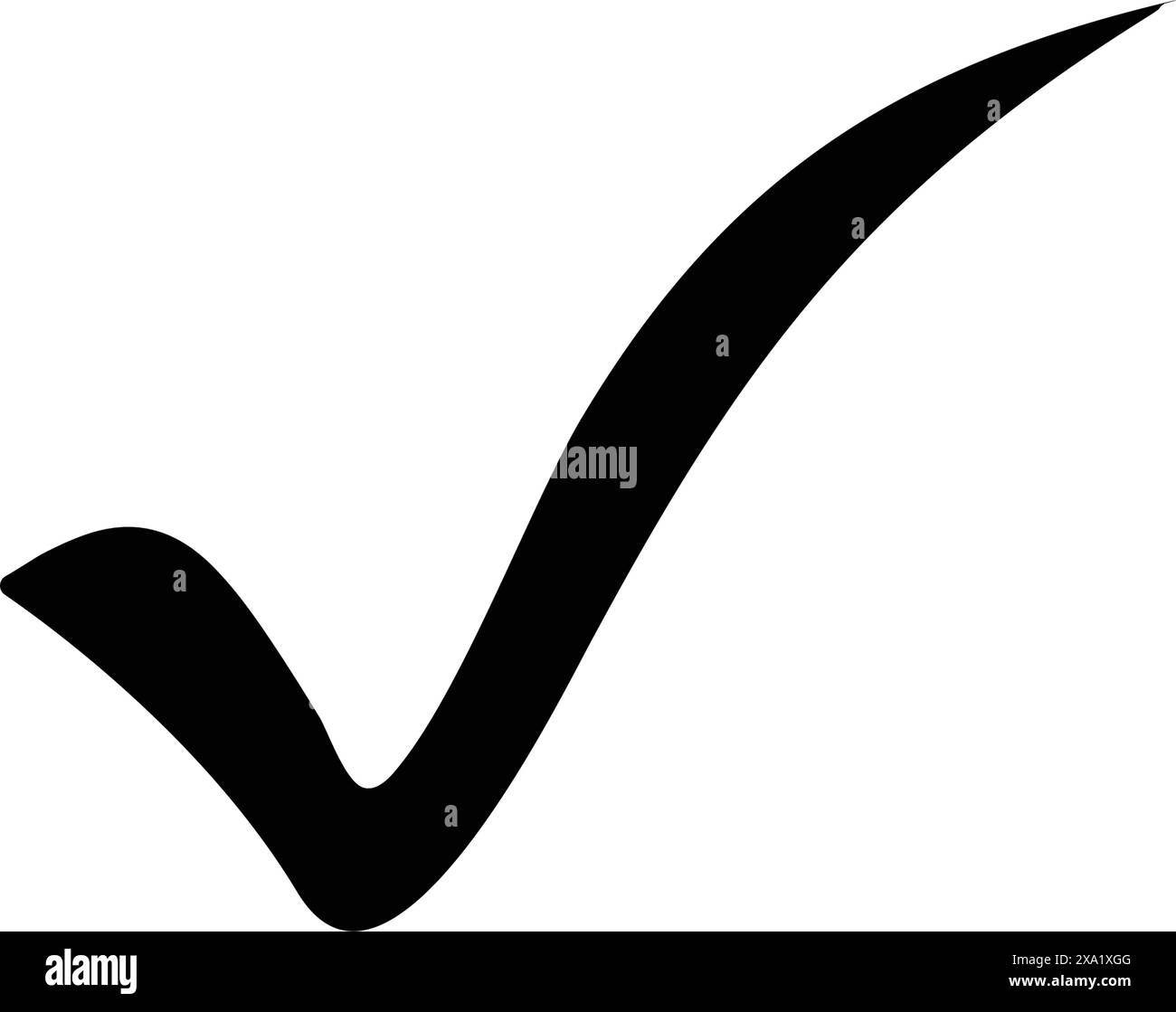 check mark icon simple illustration design Stock Vector Image & Art - Alamy
