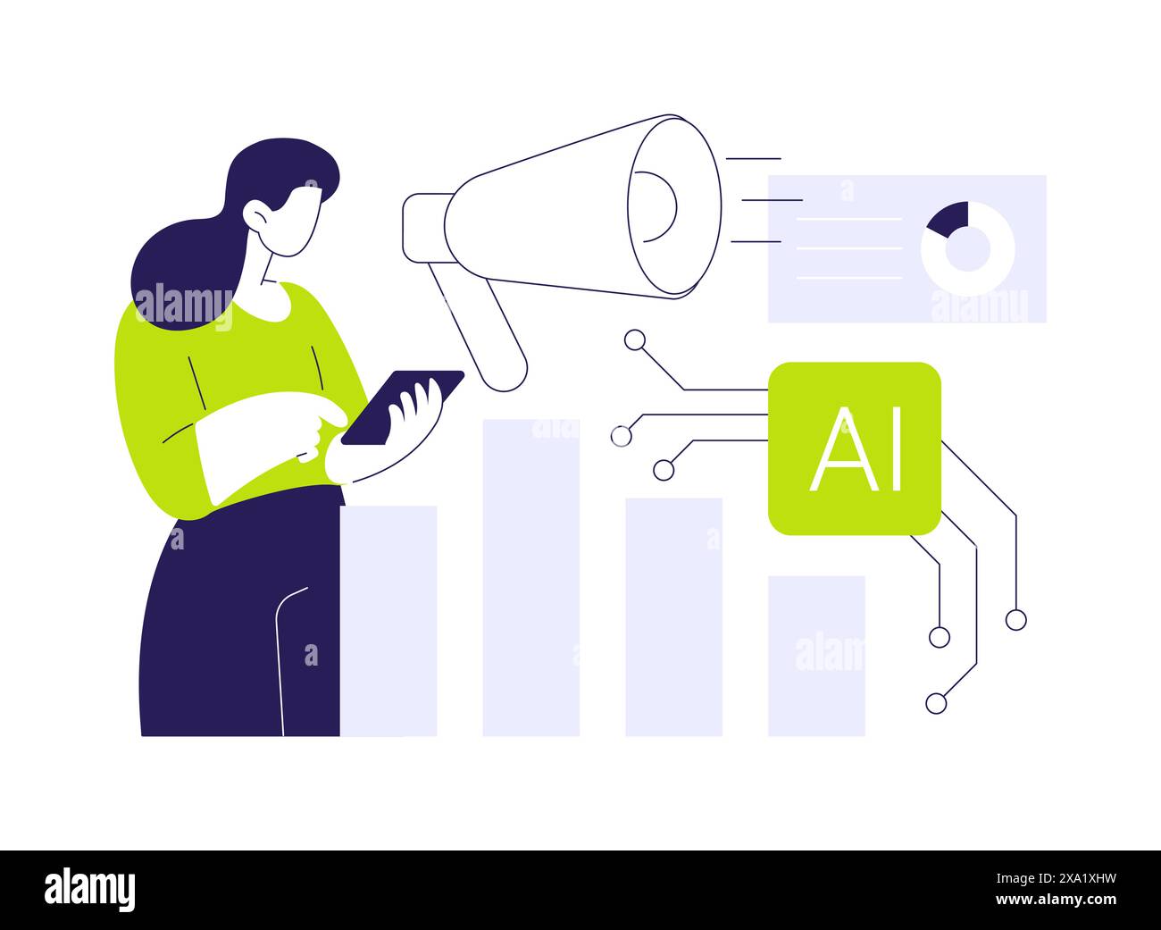 AI-Powered Predictive Marketing Insights abstract concept vector ...