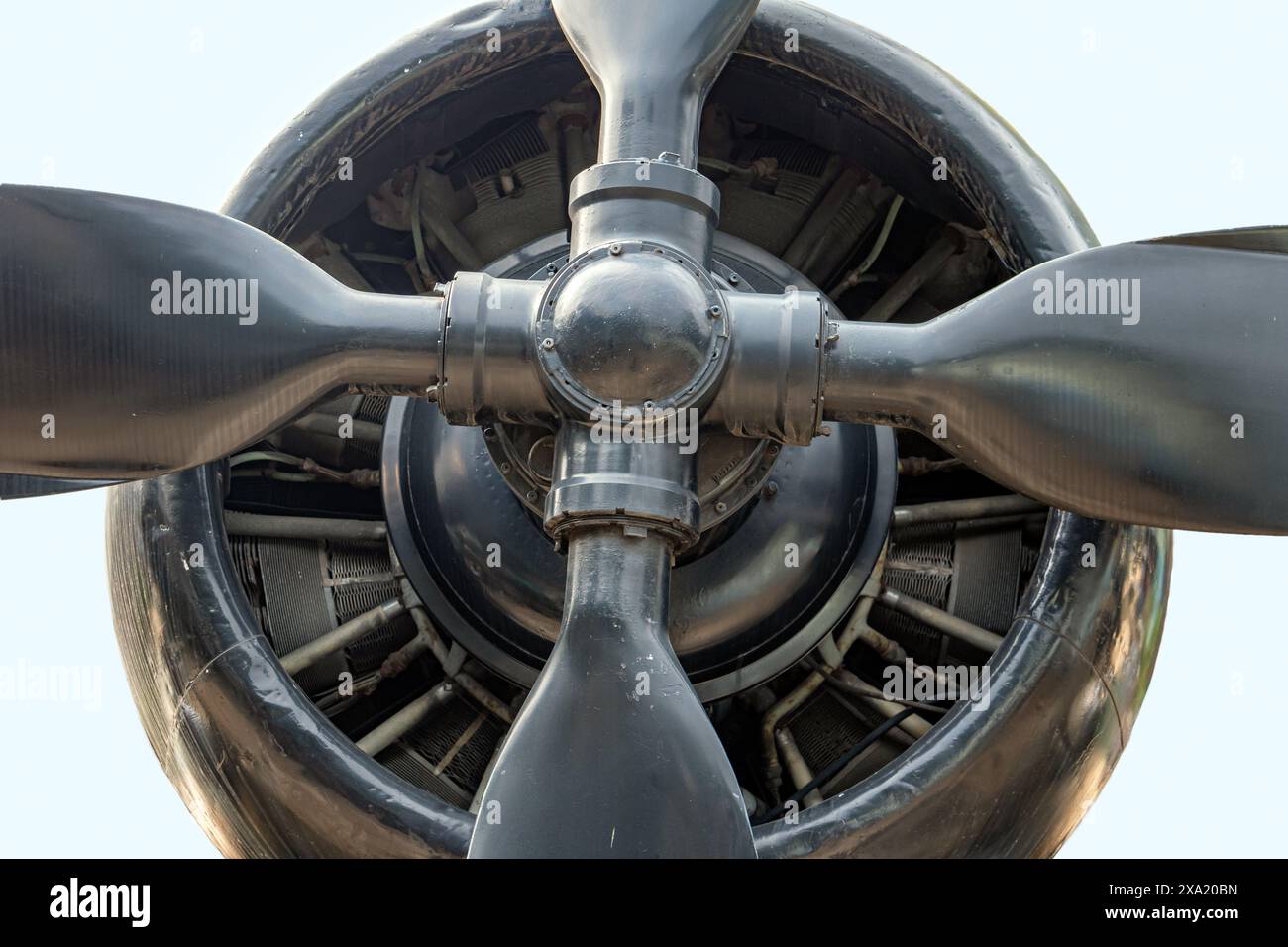 Propeller from a military aircraft Stock Photo - Alamy