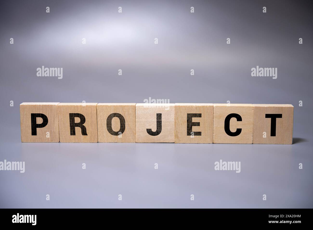 Word text Project Closure memo written on a brown craft paper as ...