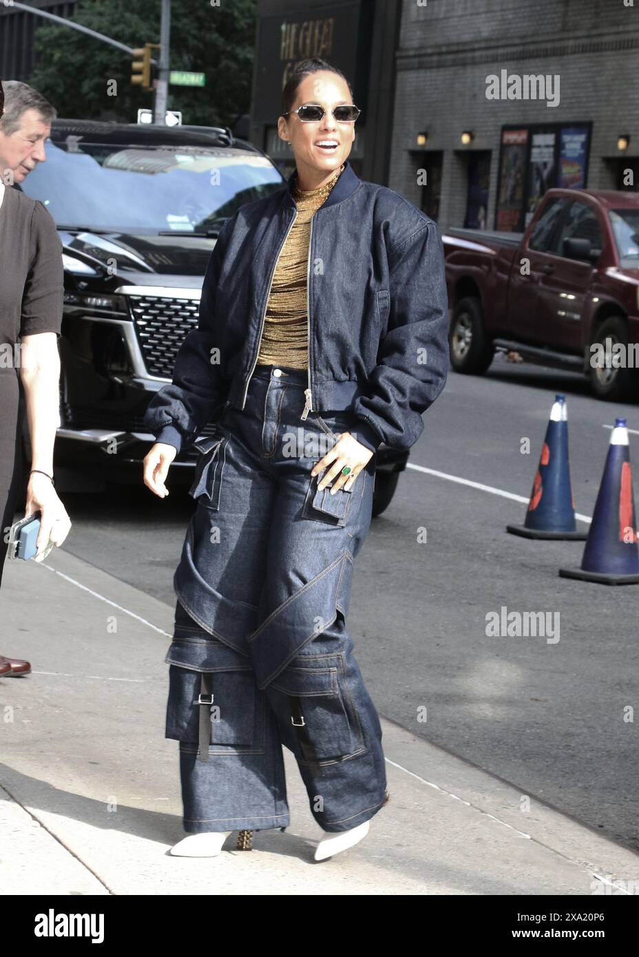 New York, NY, USA. 3rd June, 2024.June 03, 2024 Alicia Keys on The Late ...