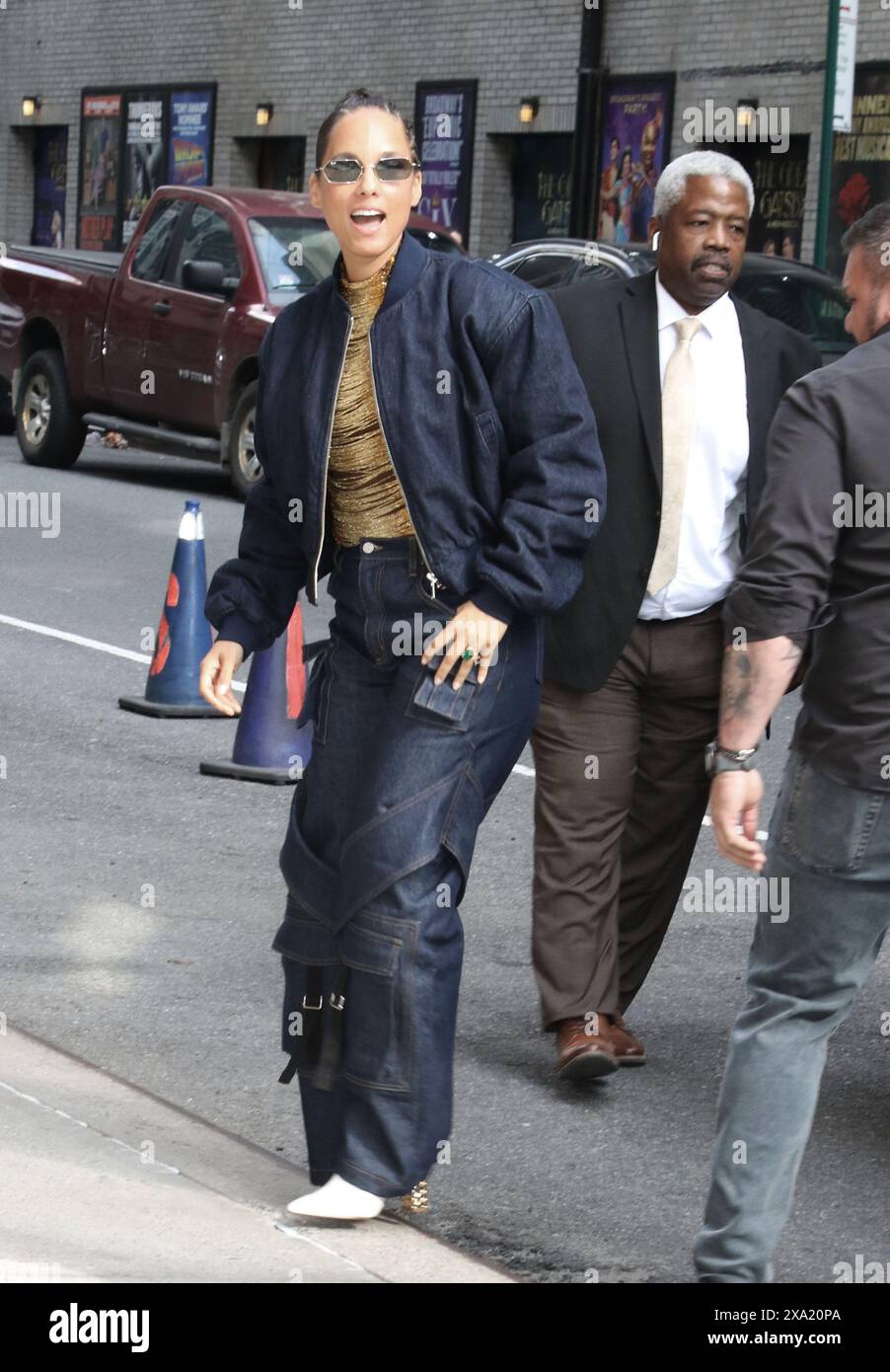 New York, NY, USA. 3rd June, 2024.June 03, 2024 Alicia Keys on The Late ...