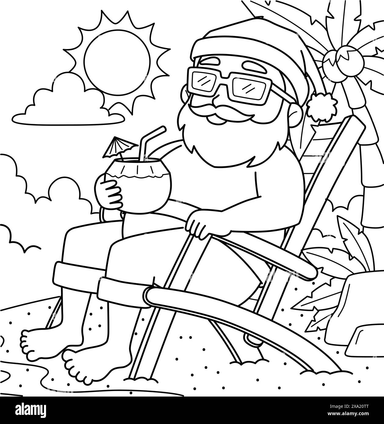 Relaxing coloring page hi-res stock photography and images - Alamy