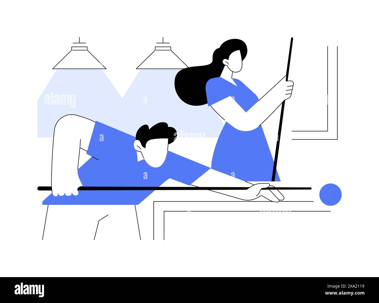 Snooker isolated cartoon vector illustrations Stock Vector Image & Art ...