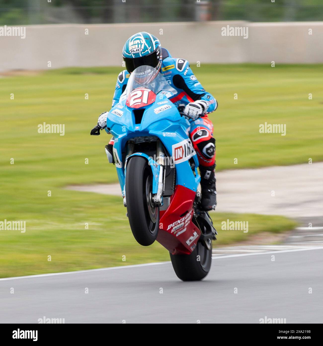 June 02, 2024: Superbike #21 Nolan Lamkin in action during MotoAmerica ...