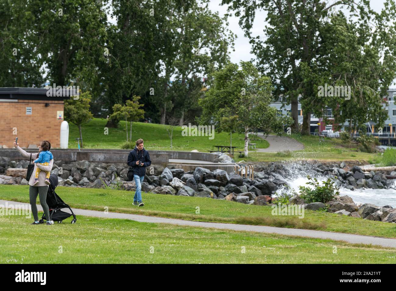 Seattle, USA. 3rd Jun 2024. A rare Atmospheric River weather pattern ...