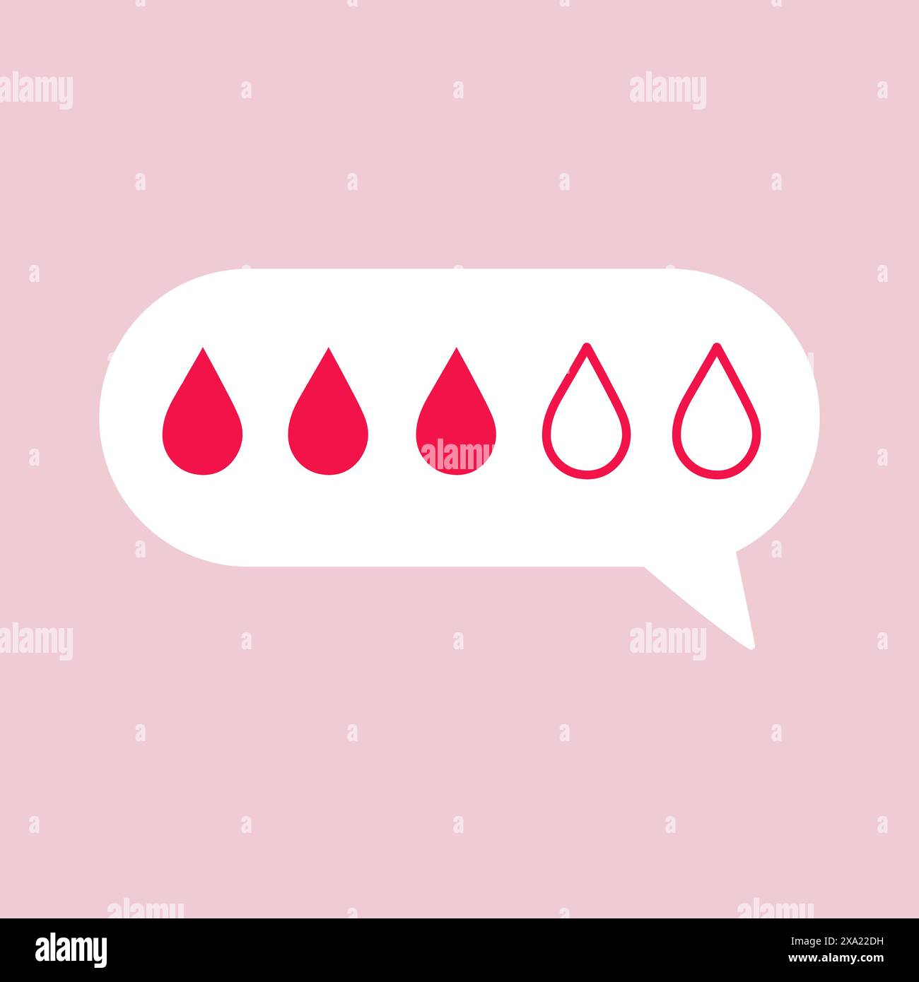 Calculating the menstrual cycle. Vector illustration in flat style ...