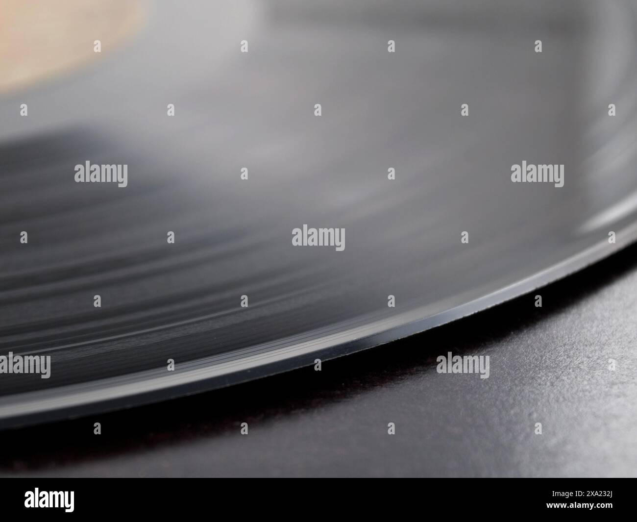 A vintage record player holding vinyl disc on turntable Stock Photo - Alamy