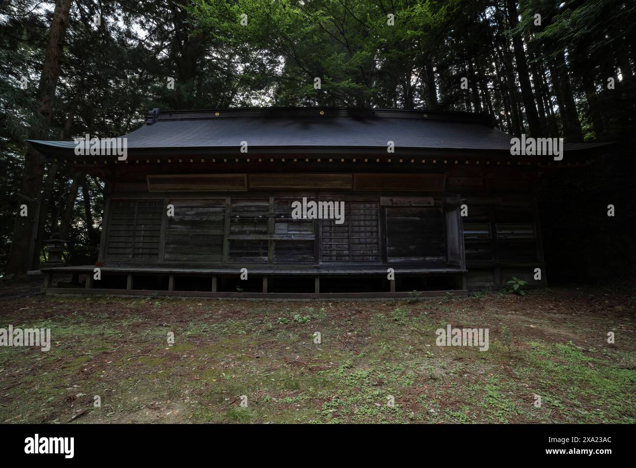 A Japanese old shrine at the countryside in Gunma Japan Stock Photo - Alamy