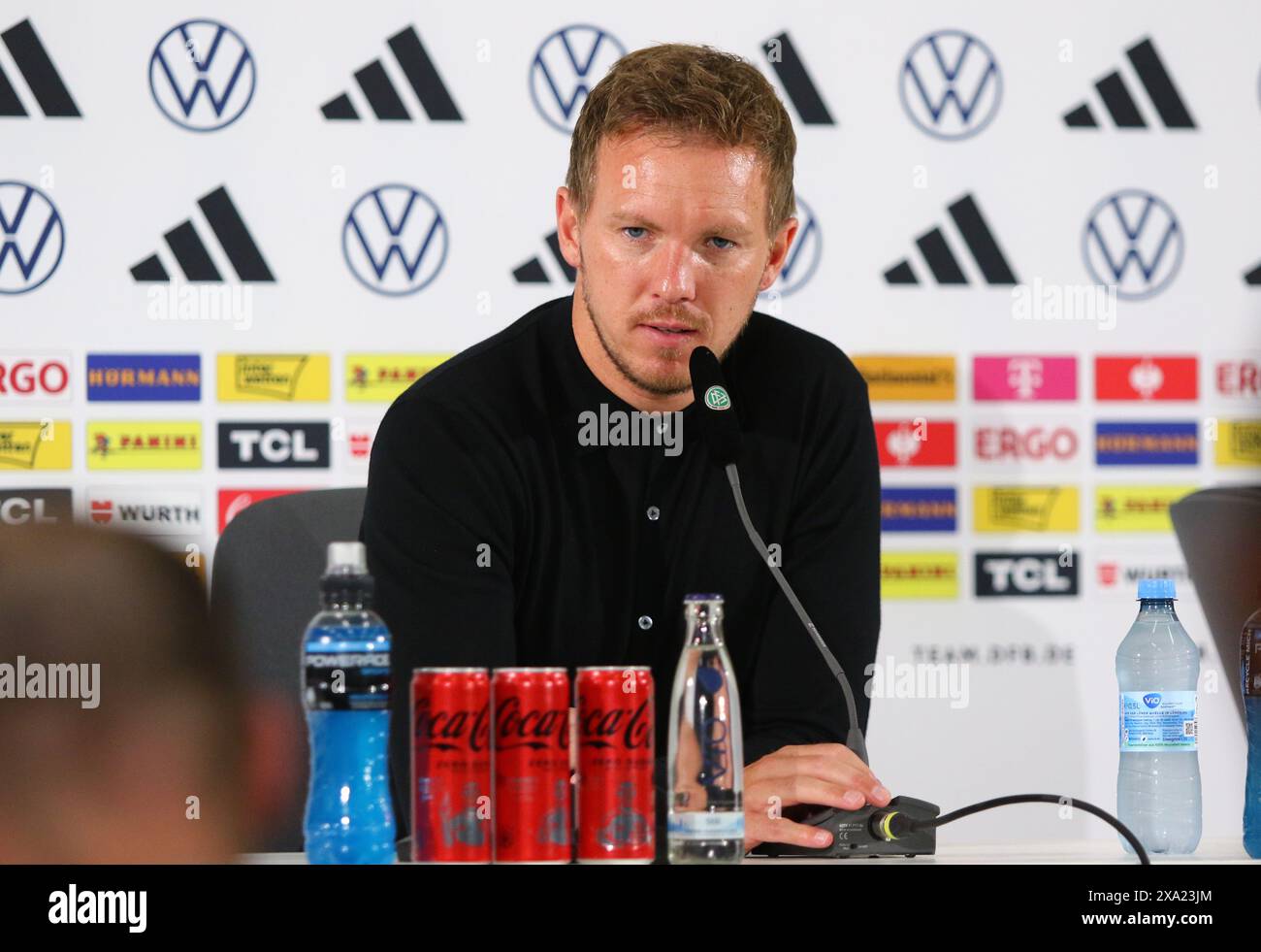 Nuremberg, Germany. 3rd Jun 2024. German manager Julian Nagelsmann ...