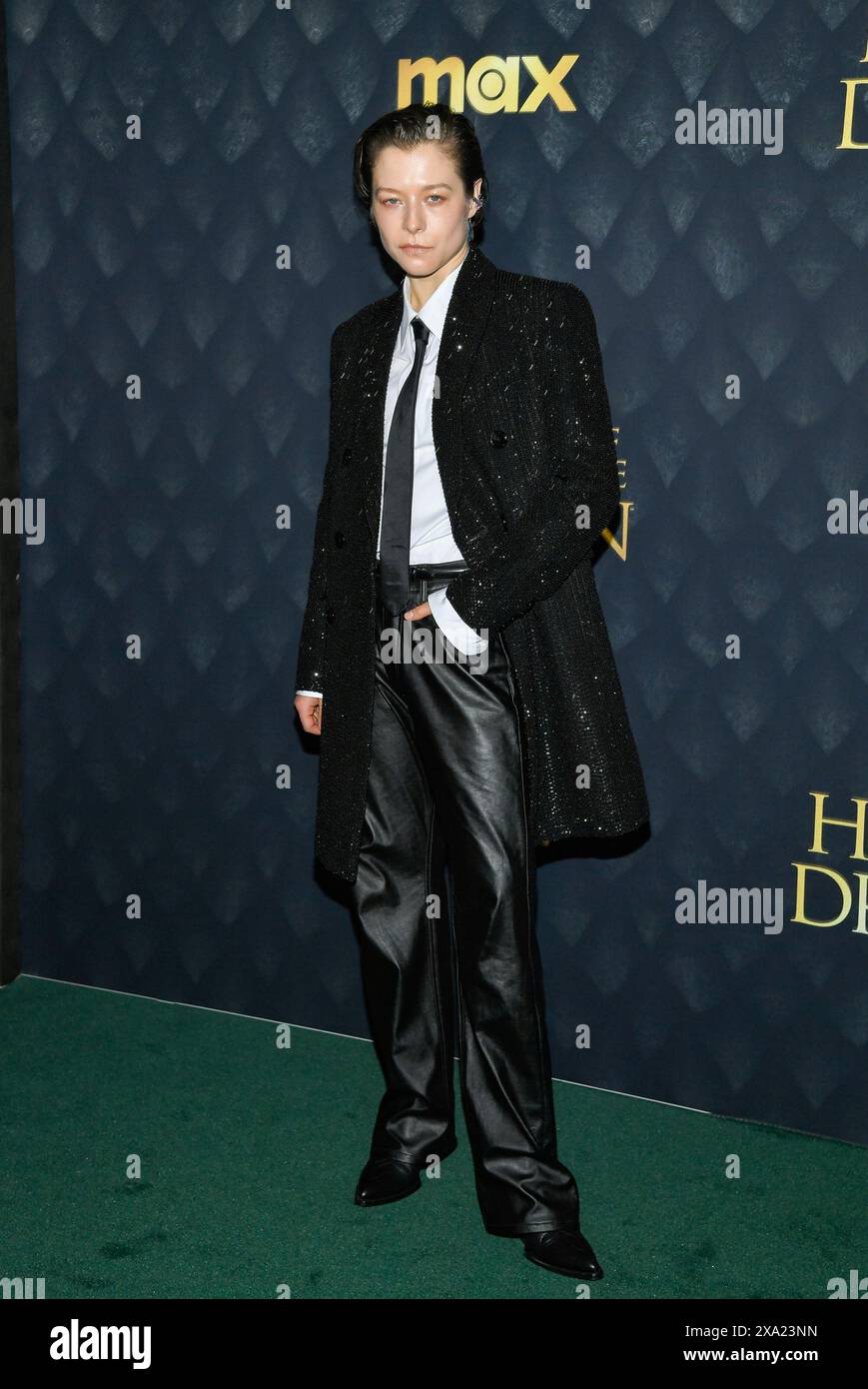 Emma D'Arcy attends the premiere of "HBO's "House of the Dragon" Season ...