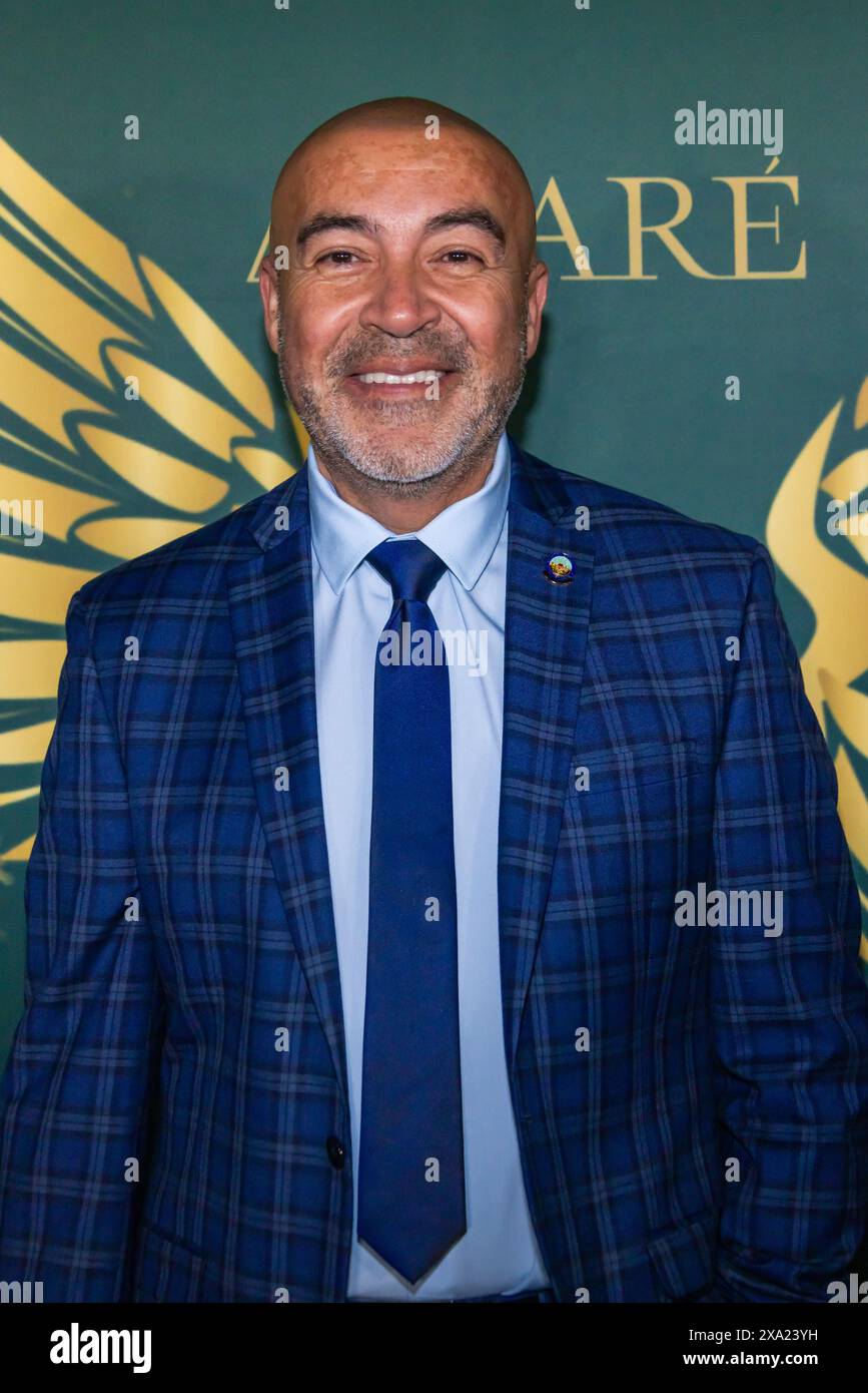 Long Beach, California, USA. 30th May, 2024. Downey city mayor Mario ...