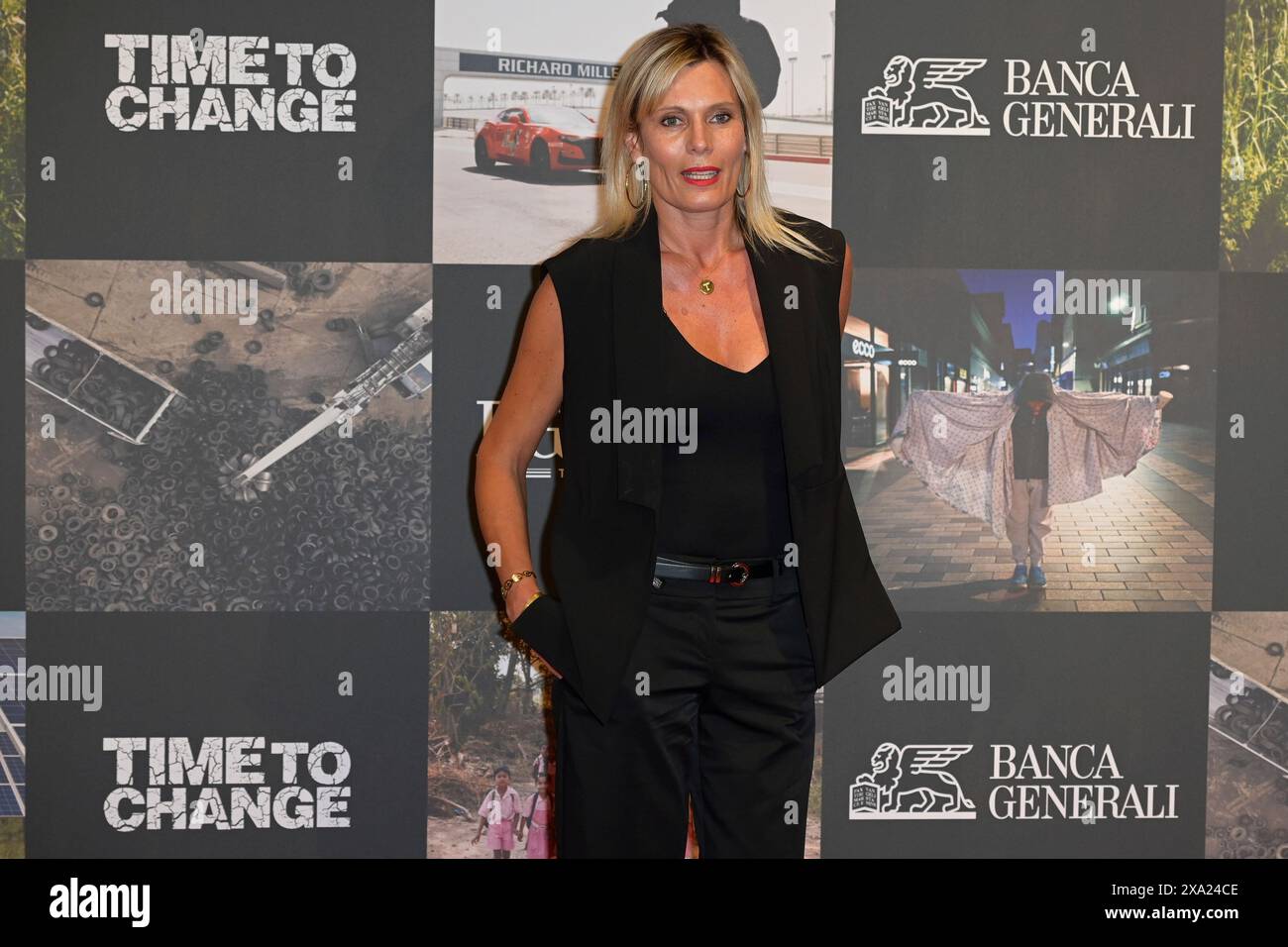 Tania Paragoni attends the red carpet of docufilm "Time for change" at ...