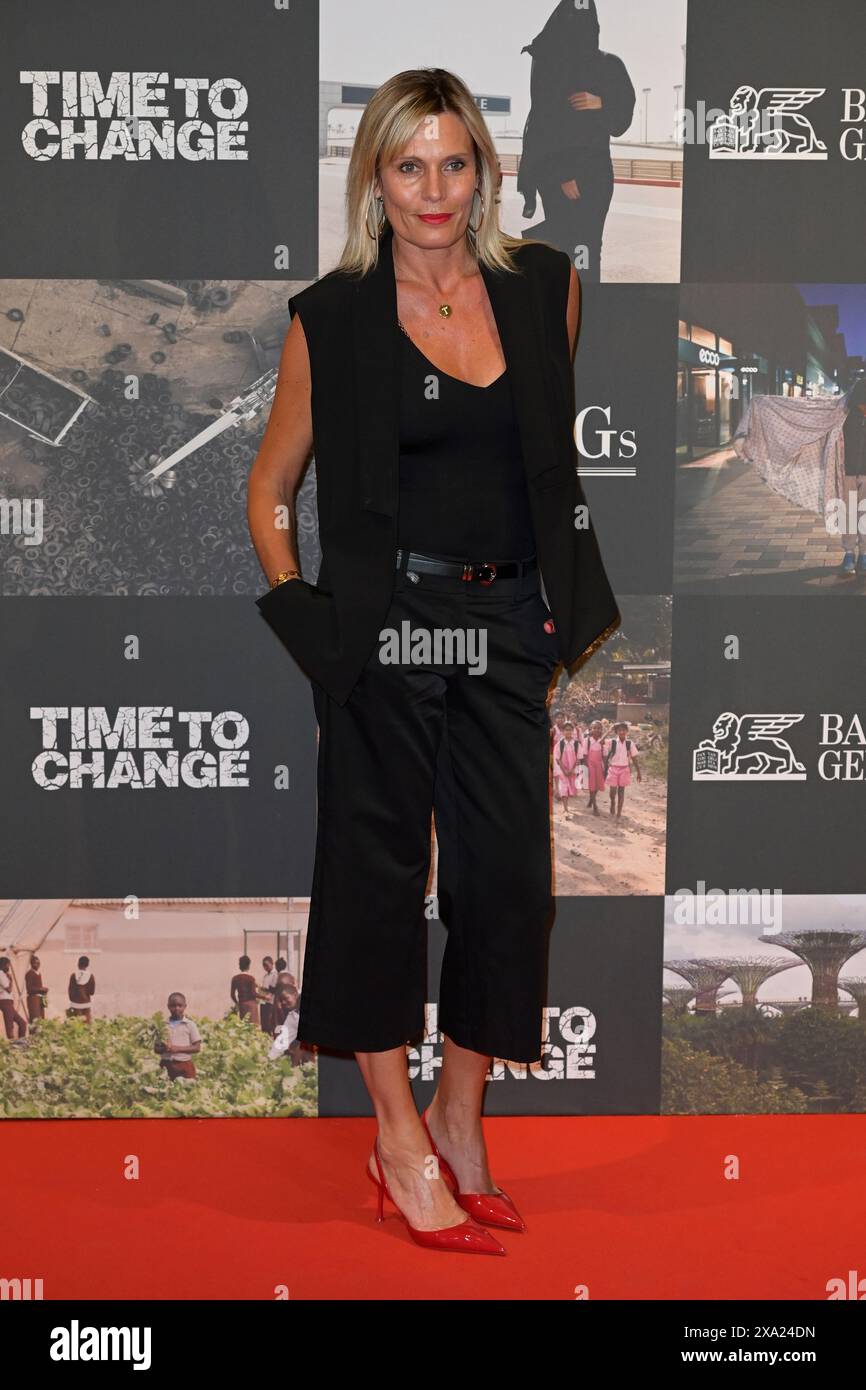 Tania Paragoni attends the red carpet of docufilm "Time for change" at ...