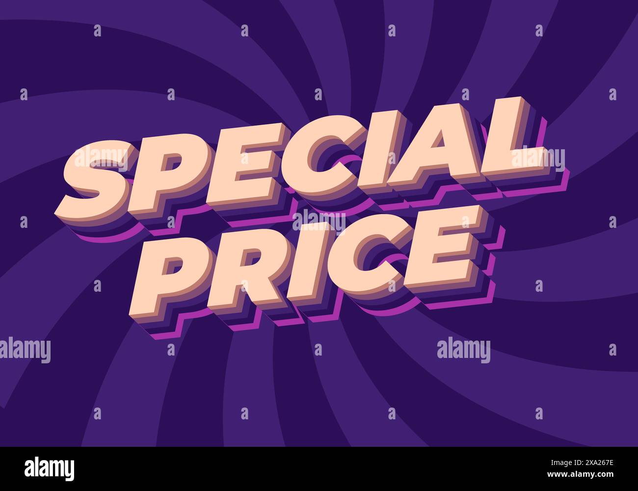 Special price. Text effect design in 3D style with good and eye ...