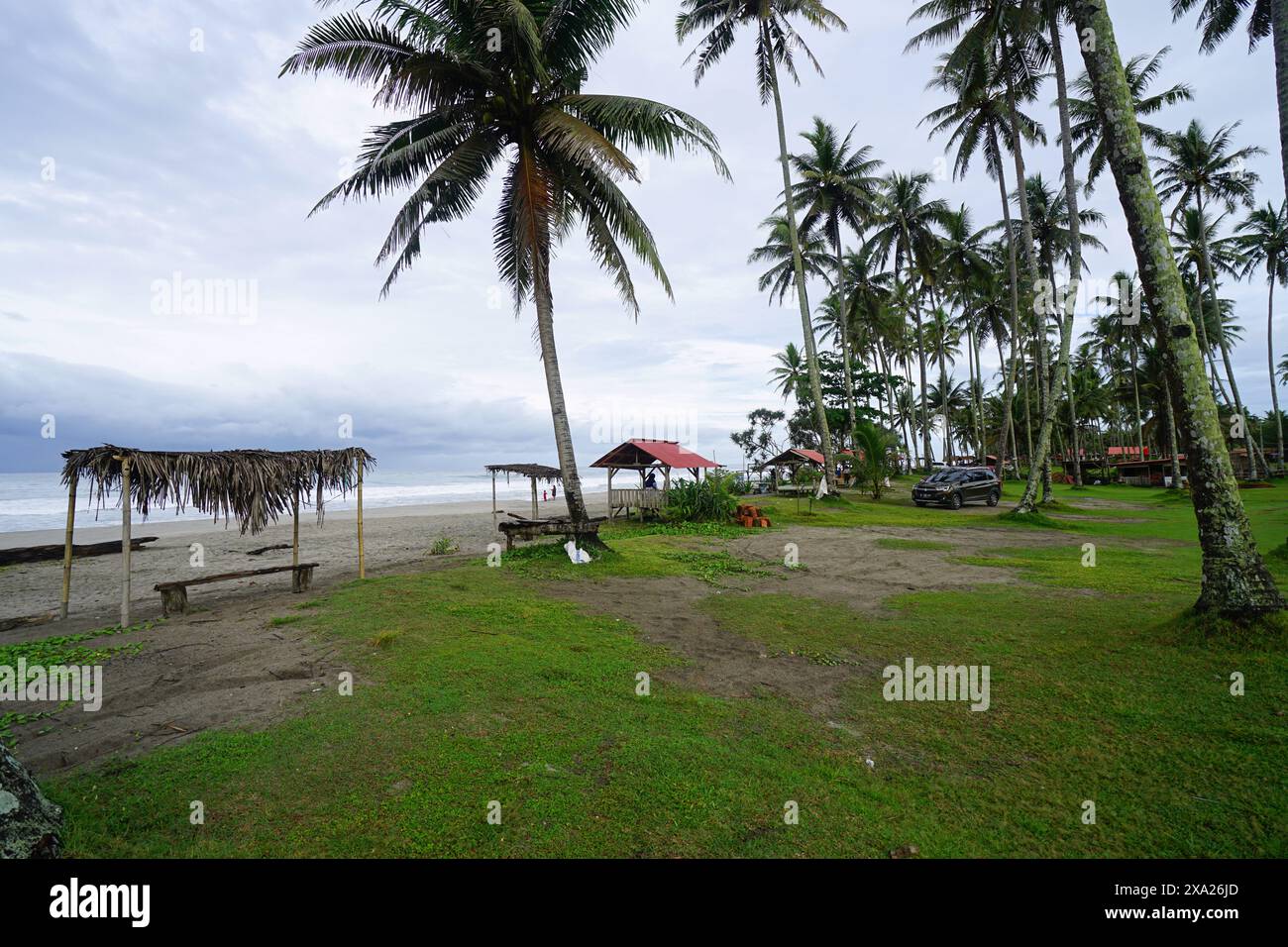 Pantai Mandiri Beach, Krui, Lampung, Sumatera, Indonesia Stock Photo ...