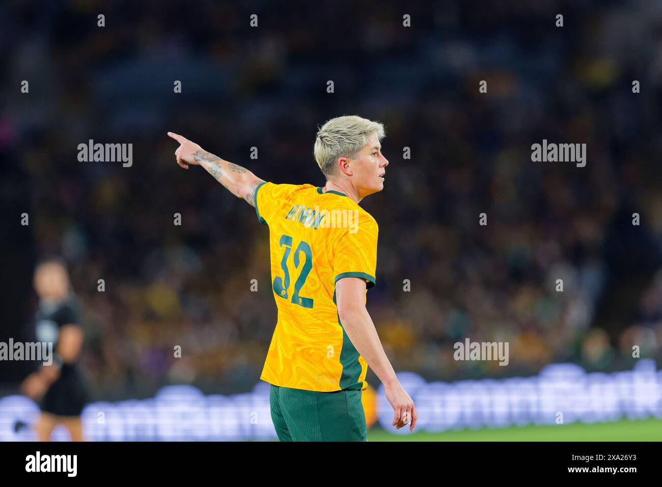 Sydney, Australia. 03rd June, 2024. Michelle Heyman of Australia looks ...