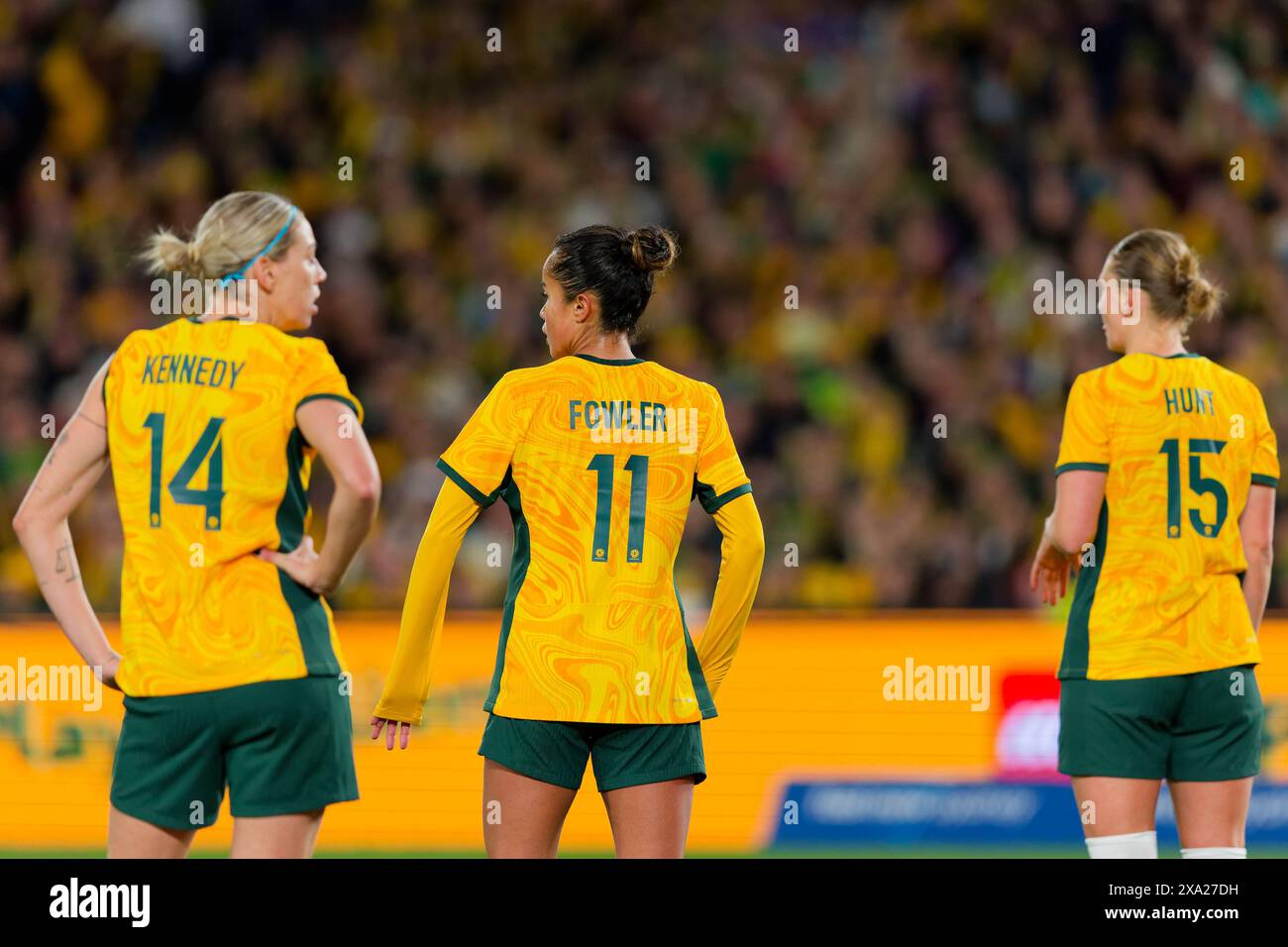 Sydney, Australia. 03rd June, 2024. Alanna Kennedy, Mary Fowler and ...