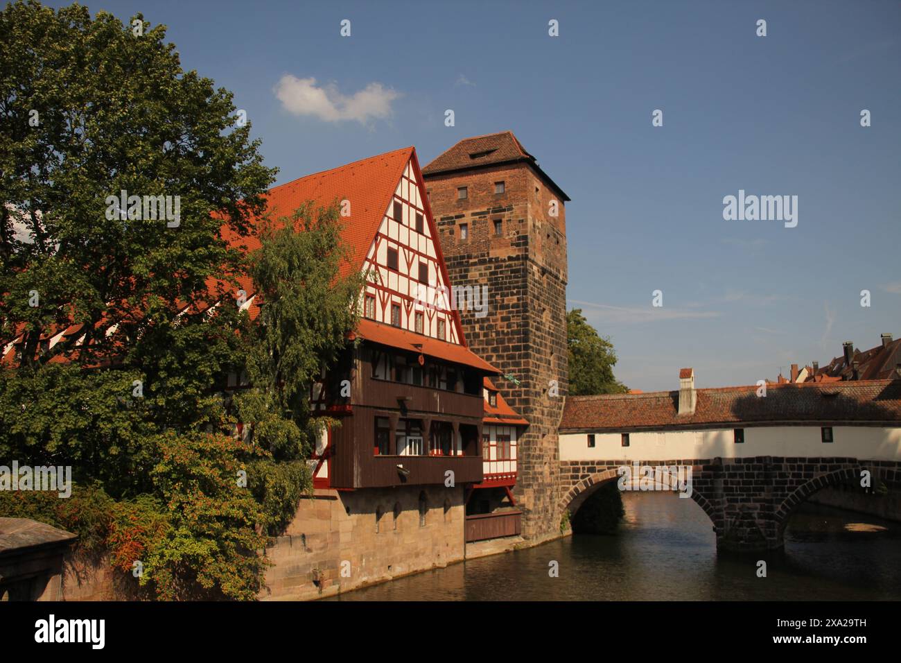 Classic German architecture in Nuremberg, Germany Stock Photo - Alamy