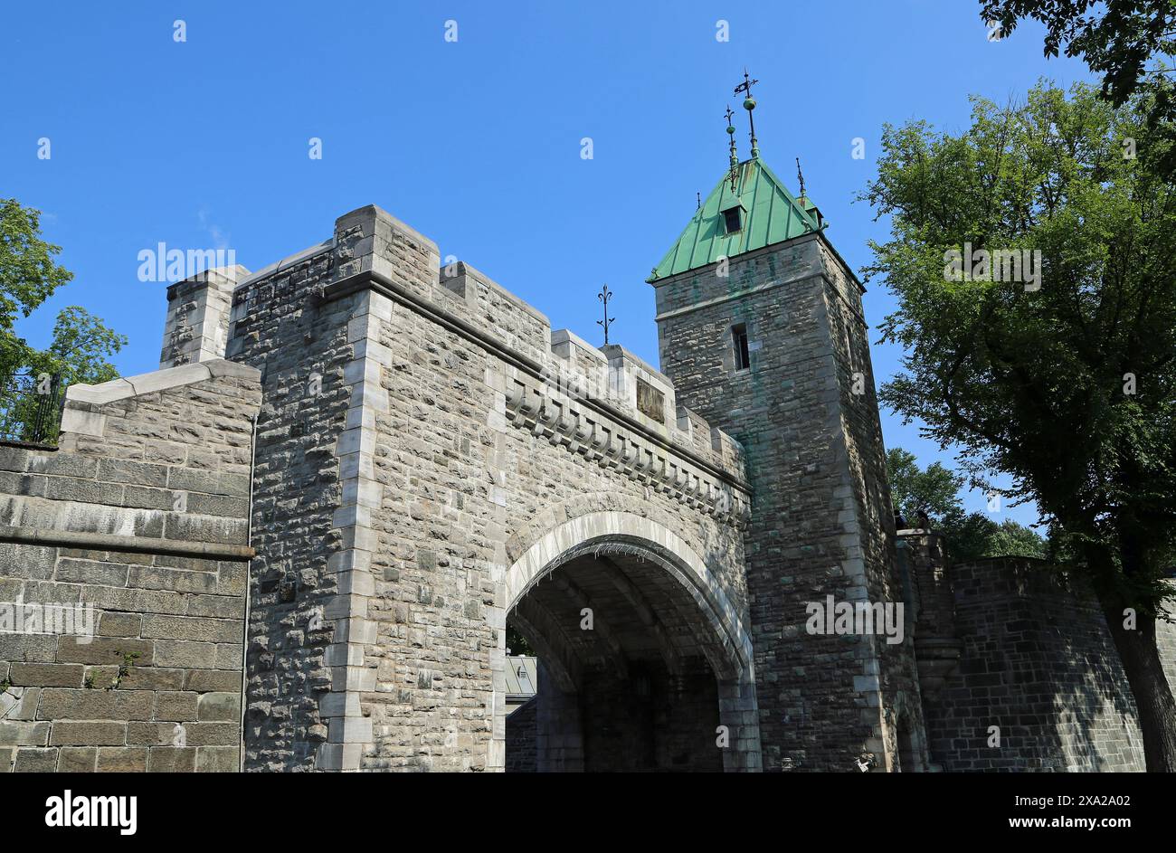 St Louis Gate, Quebec City, Canada Stock Photo - Alamy