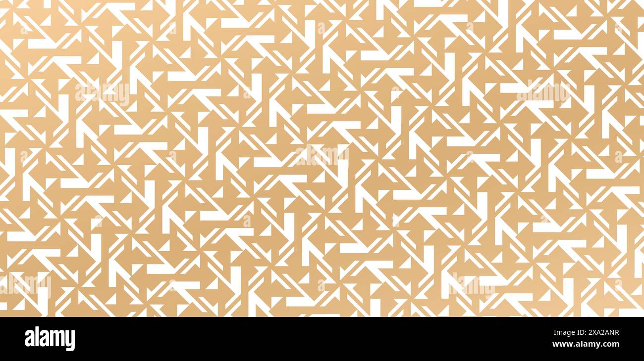 seamless pattern with geometrical shapes golden colors isolated white backgrounds for abstract ...