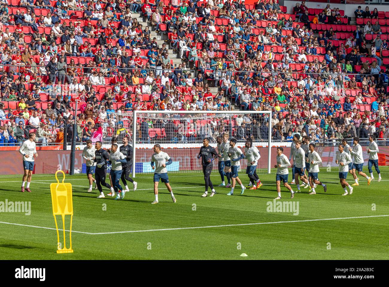 The Open training Dutch football club PSV EINDHOVEN squad in Philips ...
