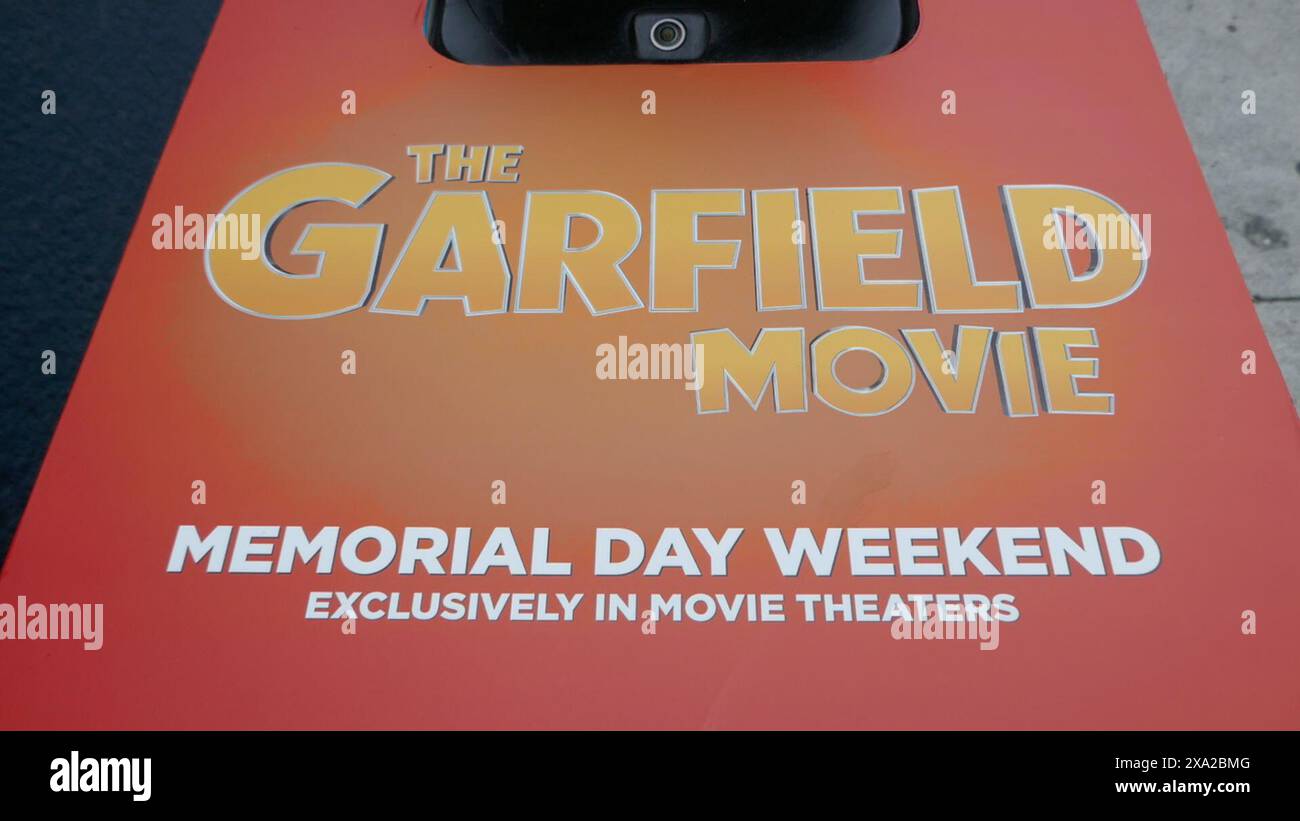 Los Angeles, California, USA 2nd June 2024 The Garfield Movie Delivery ...