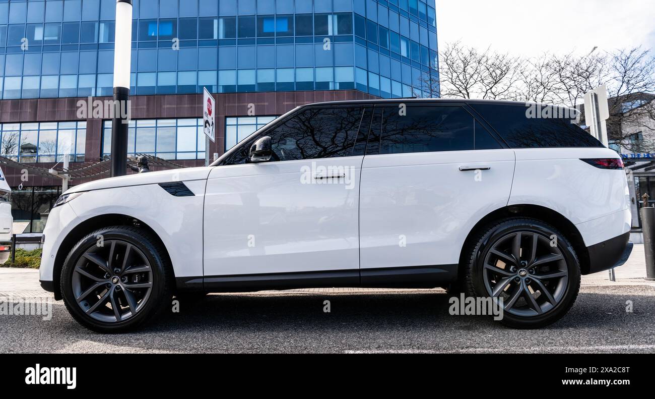New York City, USA - March 31, 2024: 2024 Land Rover Range Rover Sport ...