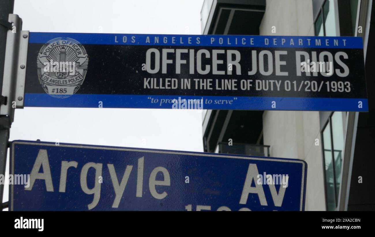 Los Angeles, California, USA 2nd June 2024 Officer Joe Rios Memorial ...