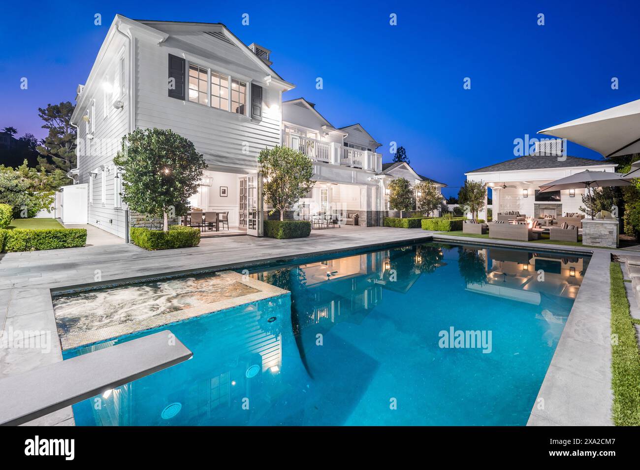 A new construction home in Encino, California with spacious outdoor ...