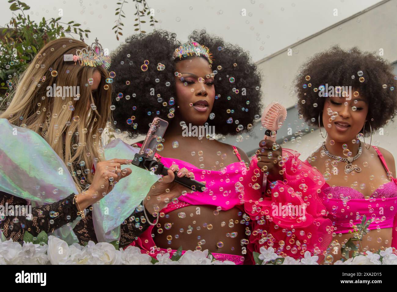 Tens of thousands of people gathered in West Hollywood on Sunday, June ...