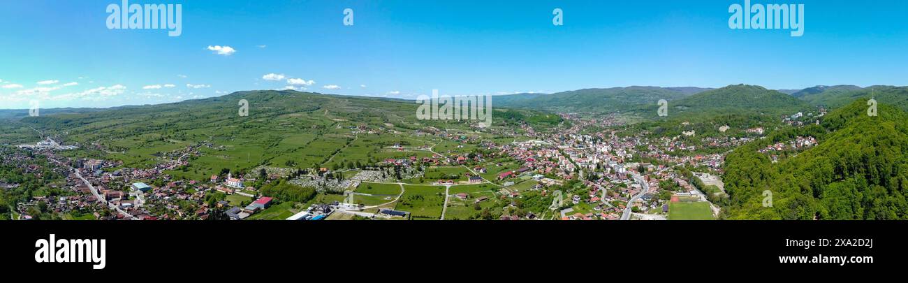 Aerial view of Sovata, Romania cityscape in summertime Stock Photo - Alamy