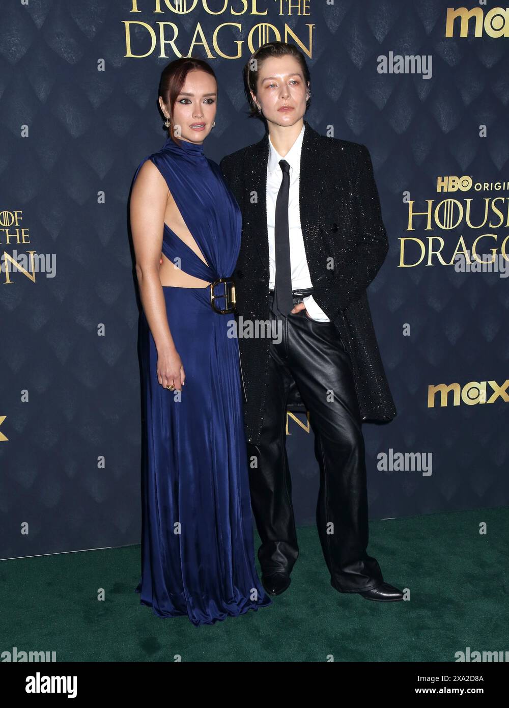 New York City, USA. 03rd June, 2024. Olivia Cooke and Emma D'Arcy attending HBO Max's 'House of ...