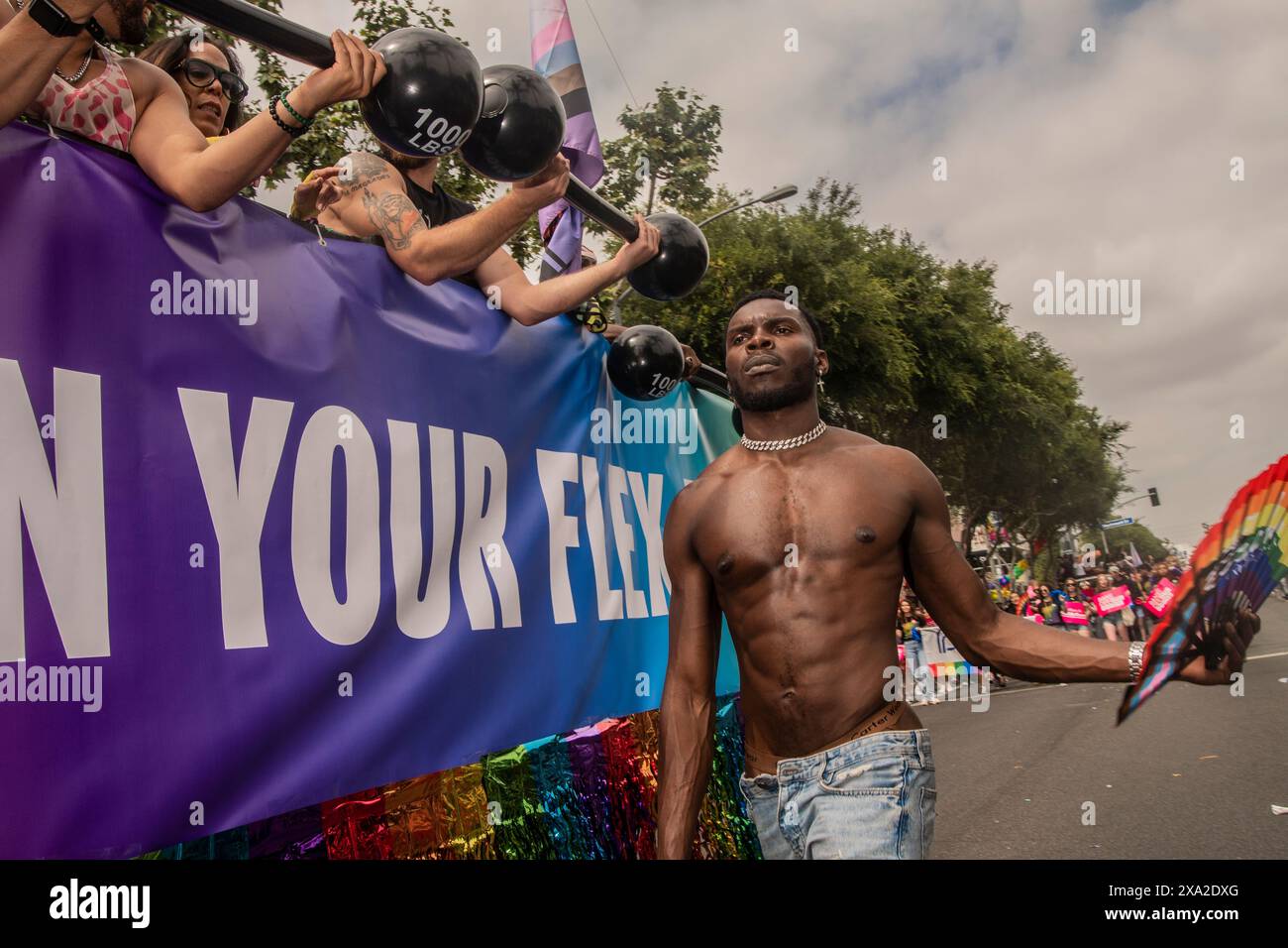 Tens of thousands of people gathered in West Hollywood on Sunday, June ...