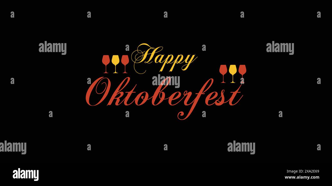 Munich oktoberfest illustration Stock Vector Images - Alamy