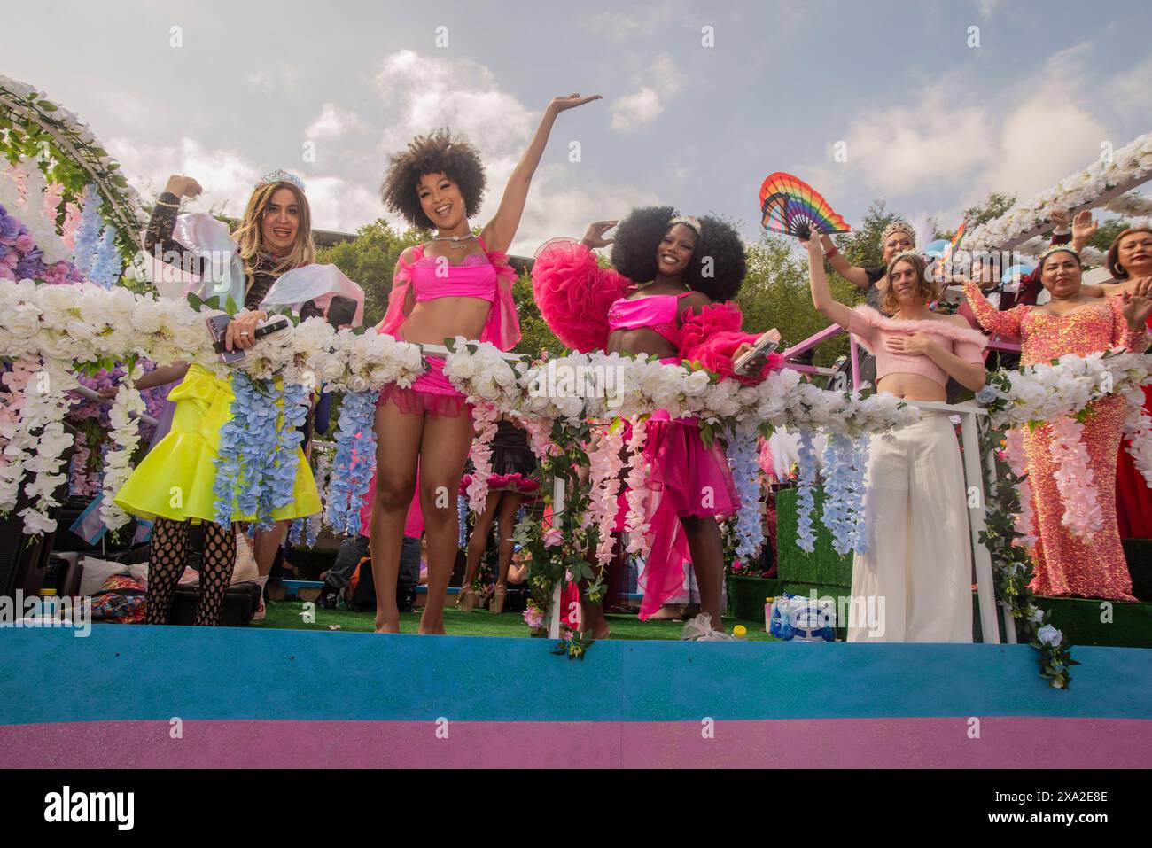 Tens of thousands of people gathered in West Hollywood on Sunday, June ...