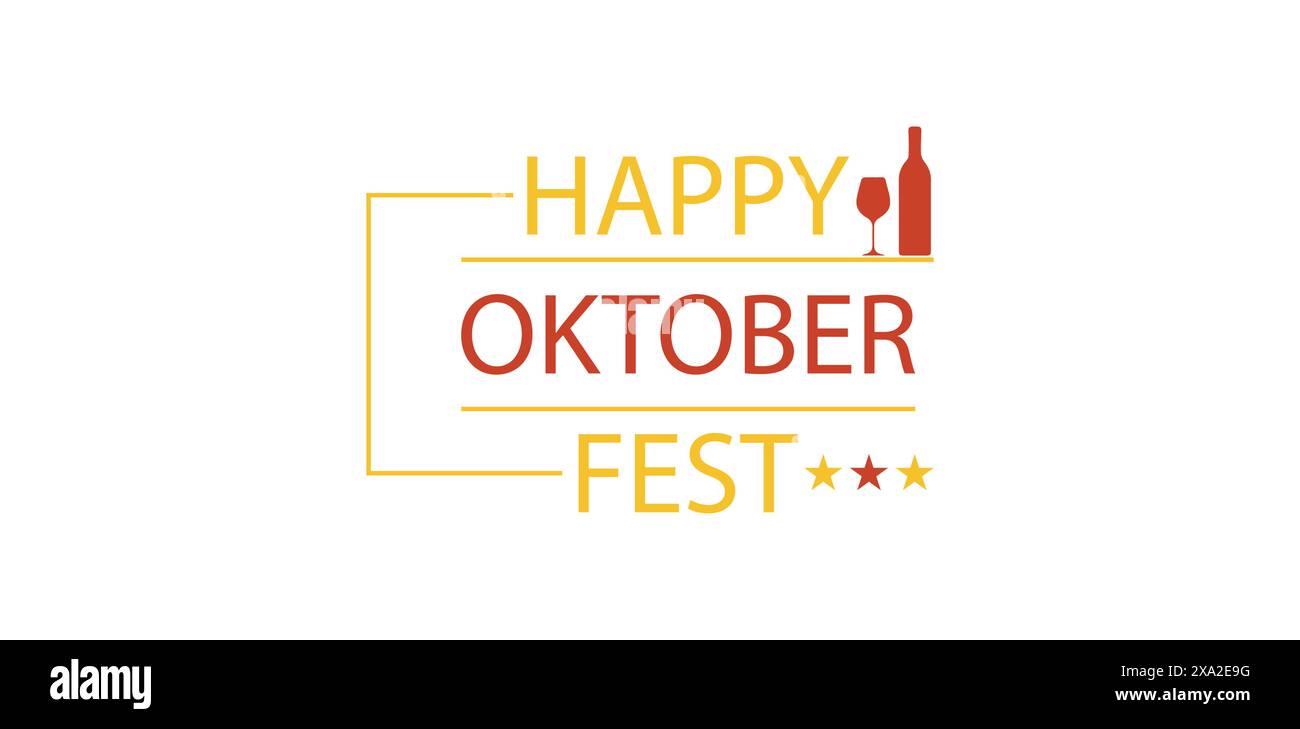 Oktoberfest Spirit with Chic Text Art Design Stock Vector Image & Art ...
