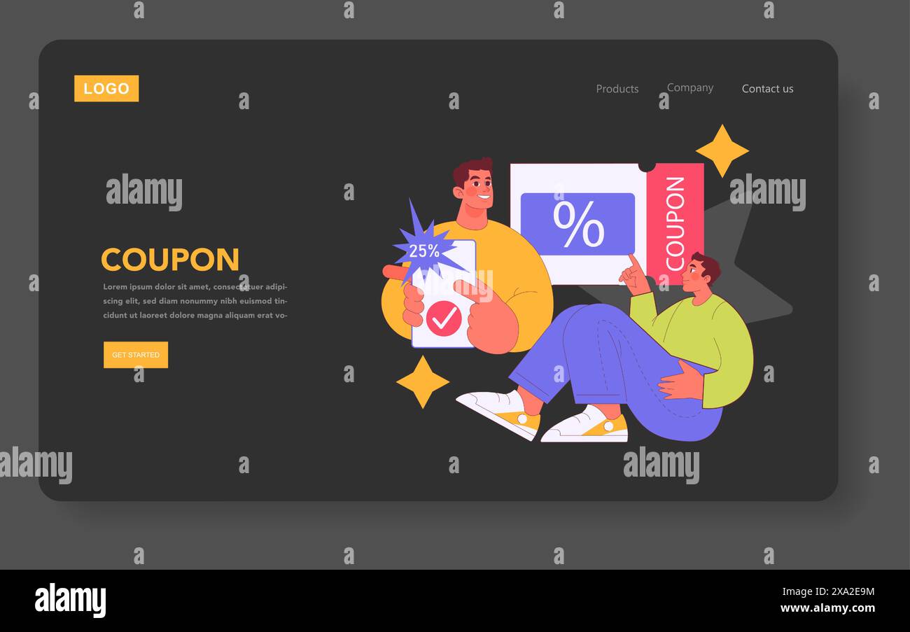 Loyalty Program Concept. Customers engaging with a digital coupon ...