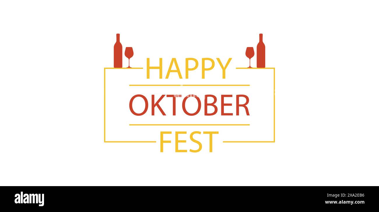Oktoberfest Spirit with Chic Text Art Design Stock Vector Image & Art ...