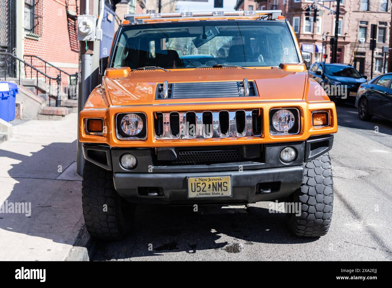 New York City, USA - March 31, 2024: 2006 HUMMER H2 SUT vehicle car ...